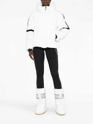 Fusalp Barsy Hooded Quilted Ski Jacket - White