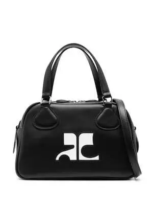 Courreges Textured Travel Bags