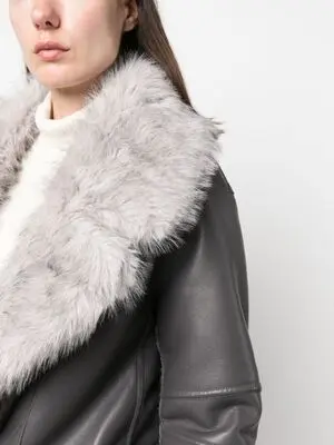 URBANCODE Belted Faux-fur Midi Coat