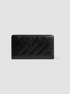 Balenciaga Crush Continental Wallet Quilted
