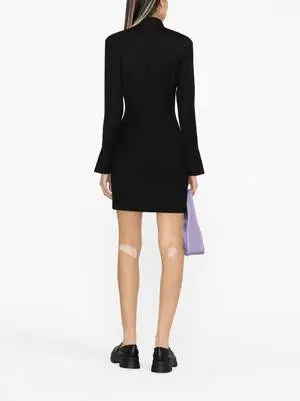 GENNY Zip-up Tailored Minidress