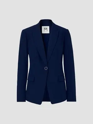 MILLY Avery Cady Blazer - Navy