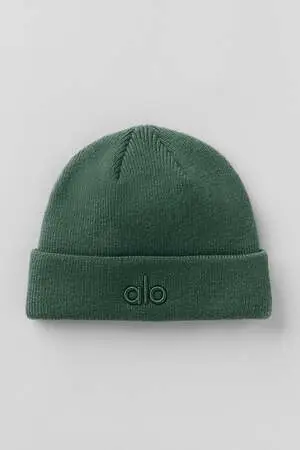 Alo Yoga Ribbed Beanie Hat - Clover Green
