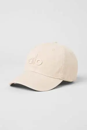 Alo Yoga Washed Off-duty Cap - Sand Dollar