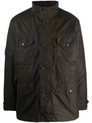 Barbour Sapper Wax-coated Coat - Green