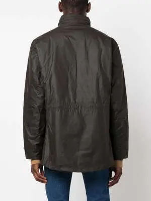 Barbour Sapper Wax-coated Coat - Green