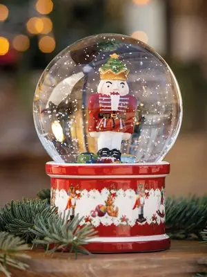 VILLEROY & BOCH Large Snow Christmas Ball