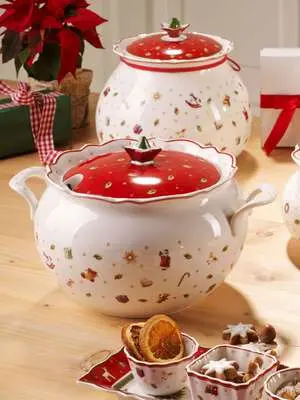 VILLEROY & BOCH Graphic-print Porcelain Tureen