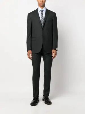 Corneliani Single-breasted Wool Suit - Grey