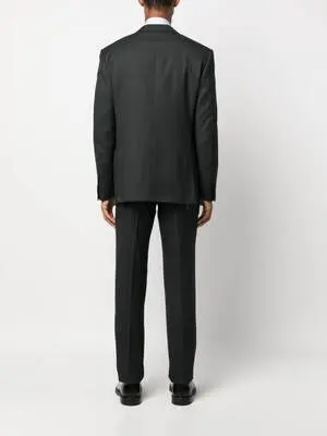 Corneliani Single-breasted Wool Suit - Grey