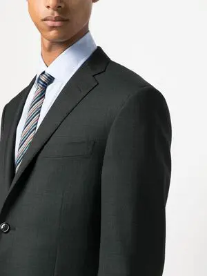Corneliani Single-breasted Wool Suit - Grey