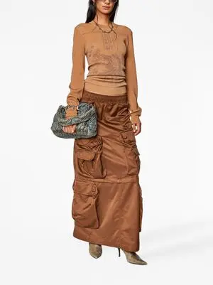 DIESEL® O-nita Cargo-pocket Maxi Skirt