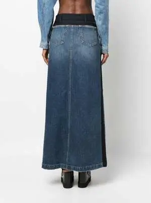 Stella McCartney Panelled Denim Maxi Skirt