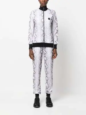 PLEIN SPORT Piton-print Tracksuit Set