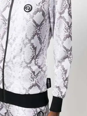 PLEIN SPORT Piton-print Tracksuit Set