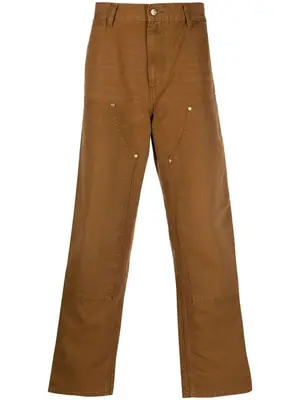 Carhartt Work In Progress Double Knee Straight-leg Trousers - Brown
