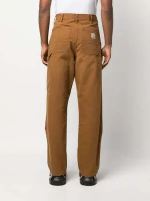 Carhartt Work In Progress Double Knee Straight-leg Trousers - Brown