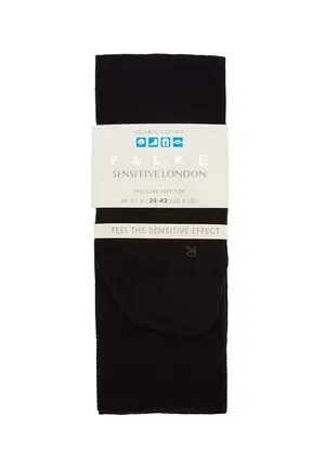 Falke Sensitive London Stretch Cotton Socks - Black