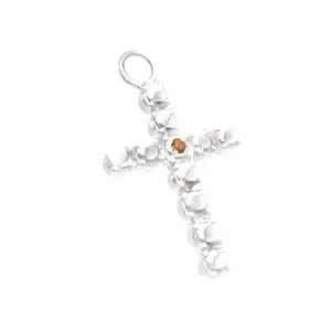 MARTINE ALI Citrine Cross Chain