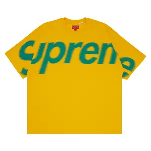Supreme Intarsia Short-sleeve Top - Yellow