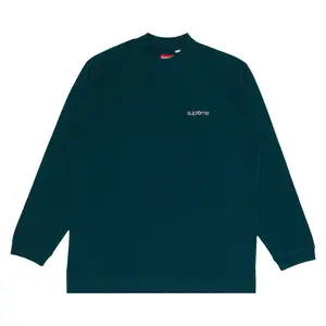 Supreme Mock Neck Long-sleeve Top - Green