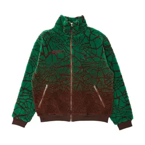 Supreme X Spyder Web Polar Fleece Jacket - Brown