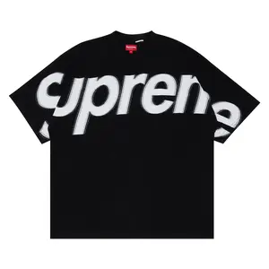 Supreme Intarsia Short-sleeve Top - Black
