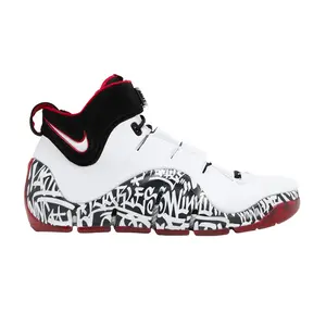 Nike Zoom Lebron 4 'graffiti' Sneakers - White