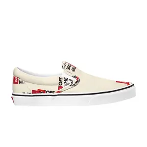 VANS Classic Slip-on Packing Tape Blanc De Blanc