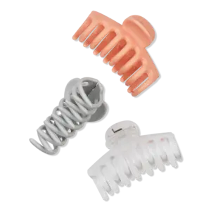 SCUNCI Play Barrel Claw Clips 3pk
