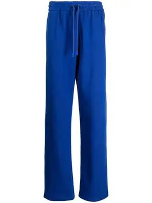 Off-White Diag-stripe Embroidered Track Pants - Cobalt Blue