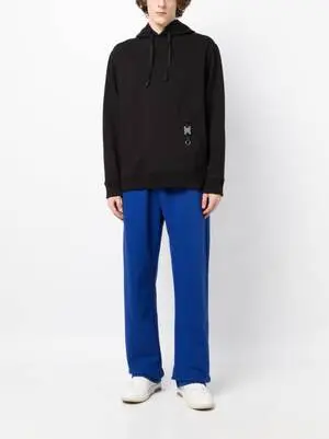 Off-White Diag-stripe Embroidered Track Pants - Cobalt Blue