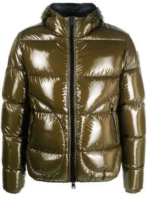Herno Padded Hooded Down Jacket - Green