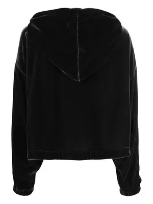 Aspesi Velvet Drawstring Hoodie