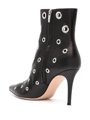 GIANVITO ROSSI 150mm Eyelet-embellished Ankle Boots