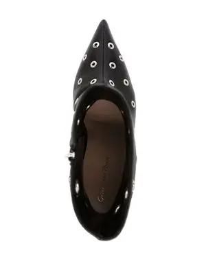 GIANVITO ROSSI 150mm Eyelet-embellished Ankle Boots