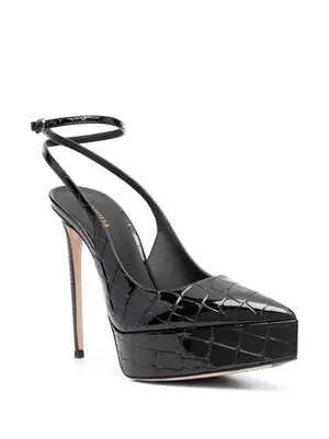 LE SILLA Uma 140mm Slingback Pumps - Black