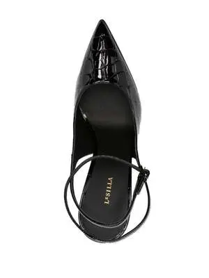 LE SILLA Uma 140mm Slingback Pumps - Black