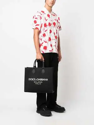 Dolce & Gabbana Logo-embossed Tote Bag - Black