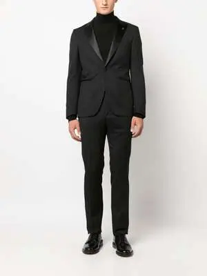 Tagliatore Single-breasted Three-piece Suit - Black