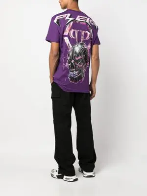 Philipp Plein Chrome Logo-print T-shirt