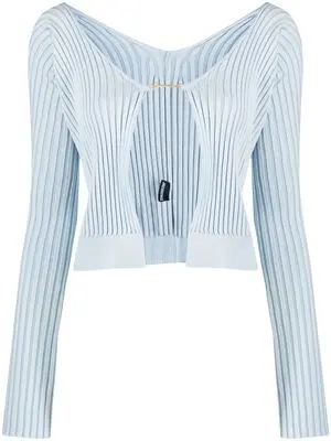 Jacquemus La Maille Pralu Longue Cardigan - Blue