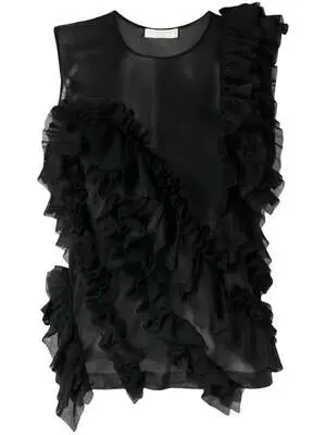 Women's Layered Ruffle Blouses