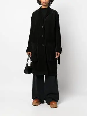 R13 Fringed Suede Coat