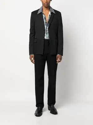 Off-White Single-breasted Wool Blazer