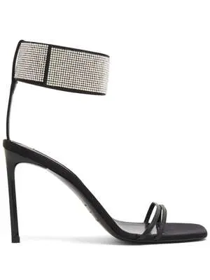 SERGIO ROSSI Sr Paris Rhinestone-embellished Sandals