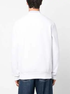 Lacoste Logo-embroidered Sweatshirt - White