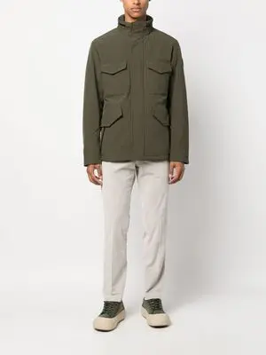 PT TORINO Corduroy Slim-cut Trousers - Grey