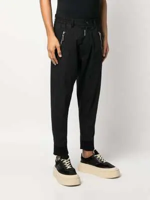 Dsquared2 Icon-print Tapered-leg Trousers