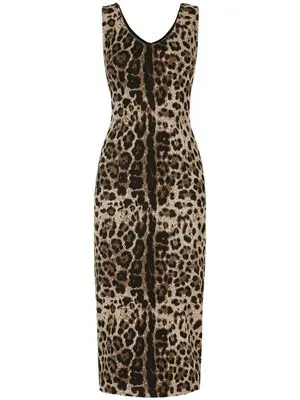 Dolce & Gabbana Leopard/cheetah Print Day Dresses